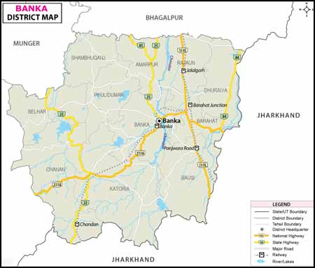 बांका जिला के बारे में जानकारी, भौगोलिक, इतिहास | Banka District About ...